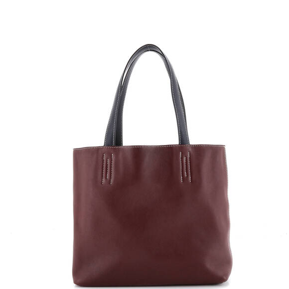 Hermes | Bags | Hermes Double Sens Tote Veau Sikkim 28 25818h18b | Poshmark